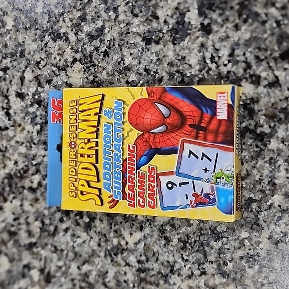 Spiderman | Toys | Spiderman Addition Subtraction Flash Cards | Poshmark